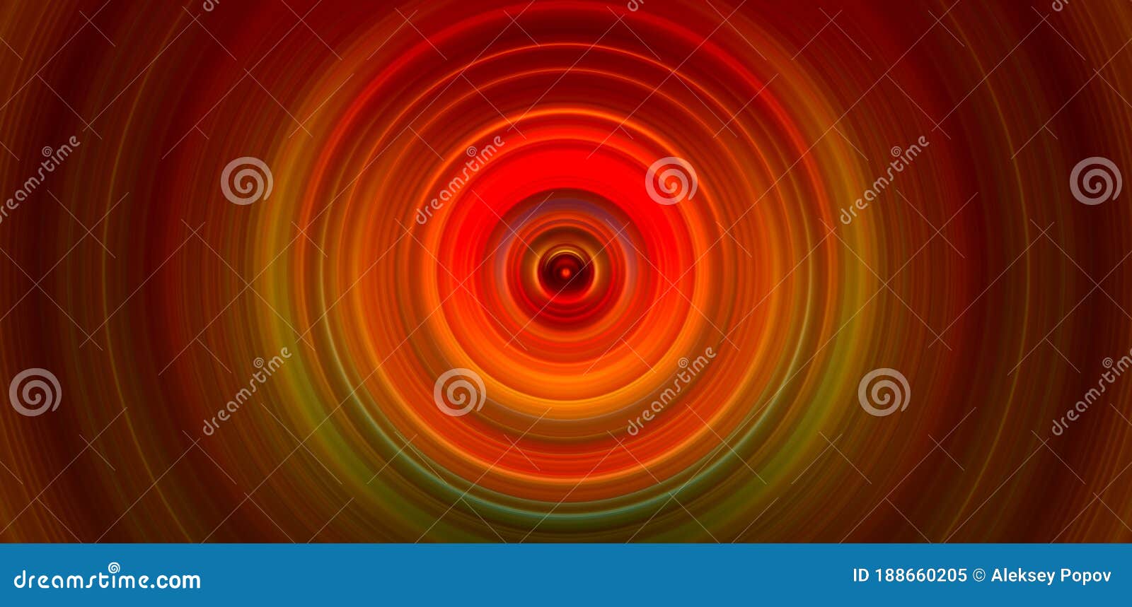 Concentric Circles from Center. Abstract Background Stock Illustration ...