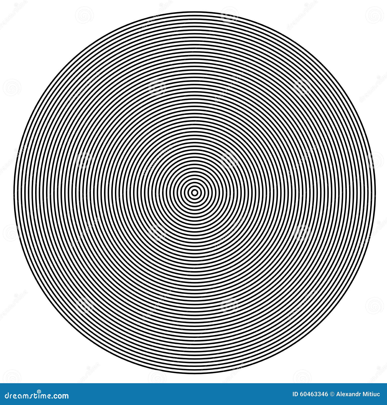 Concentric Circles from Center Texture Stock Illustration ...
