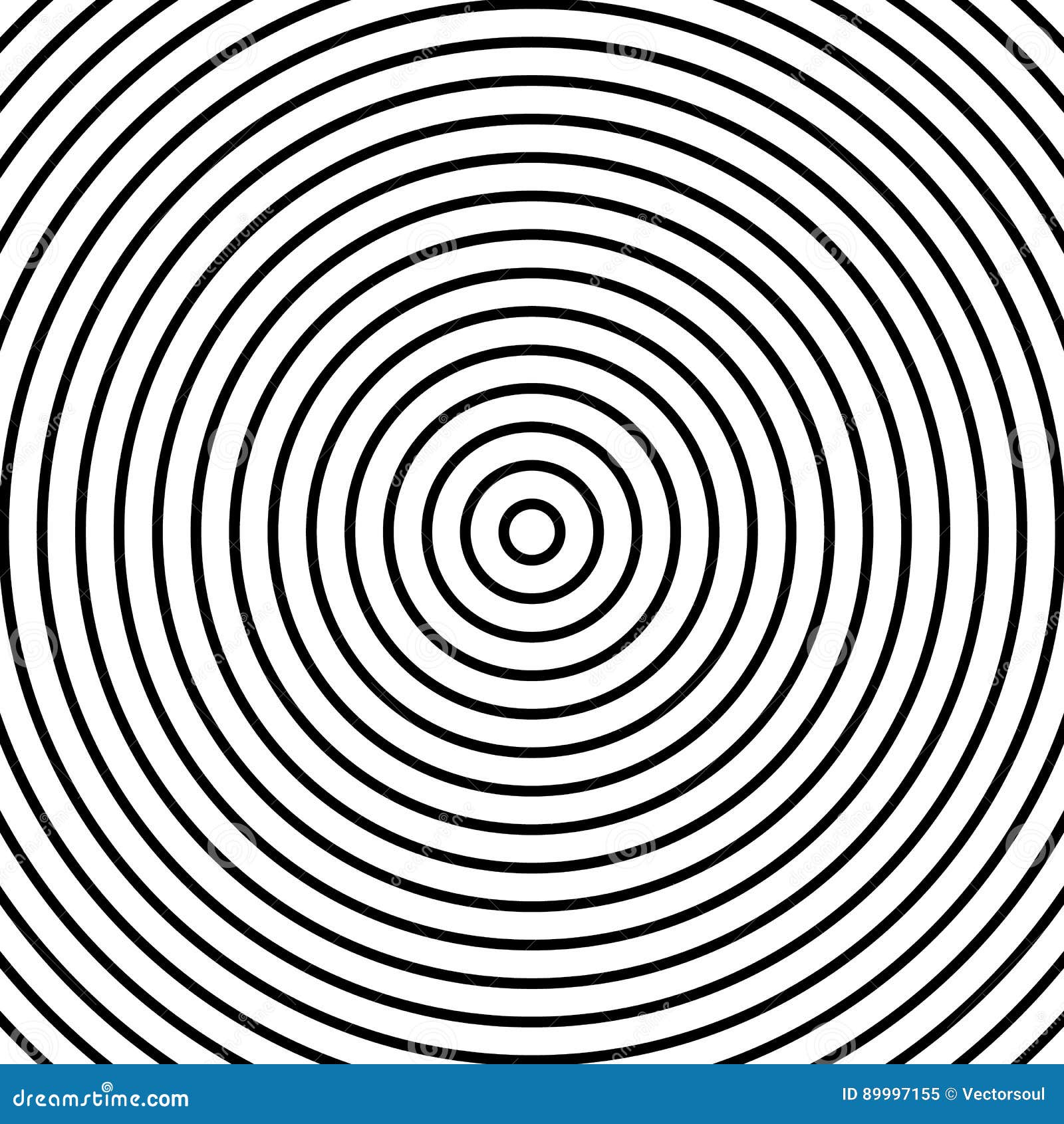 Concentric Circles,concentric Rings Abstract Geometric Pattern. Stock ...