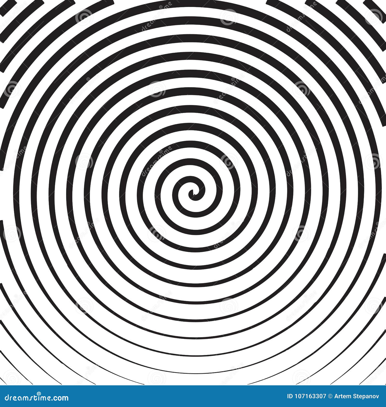 Concentric Circles Halftone Background Stock Vector - Illustration of ...