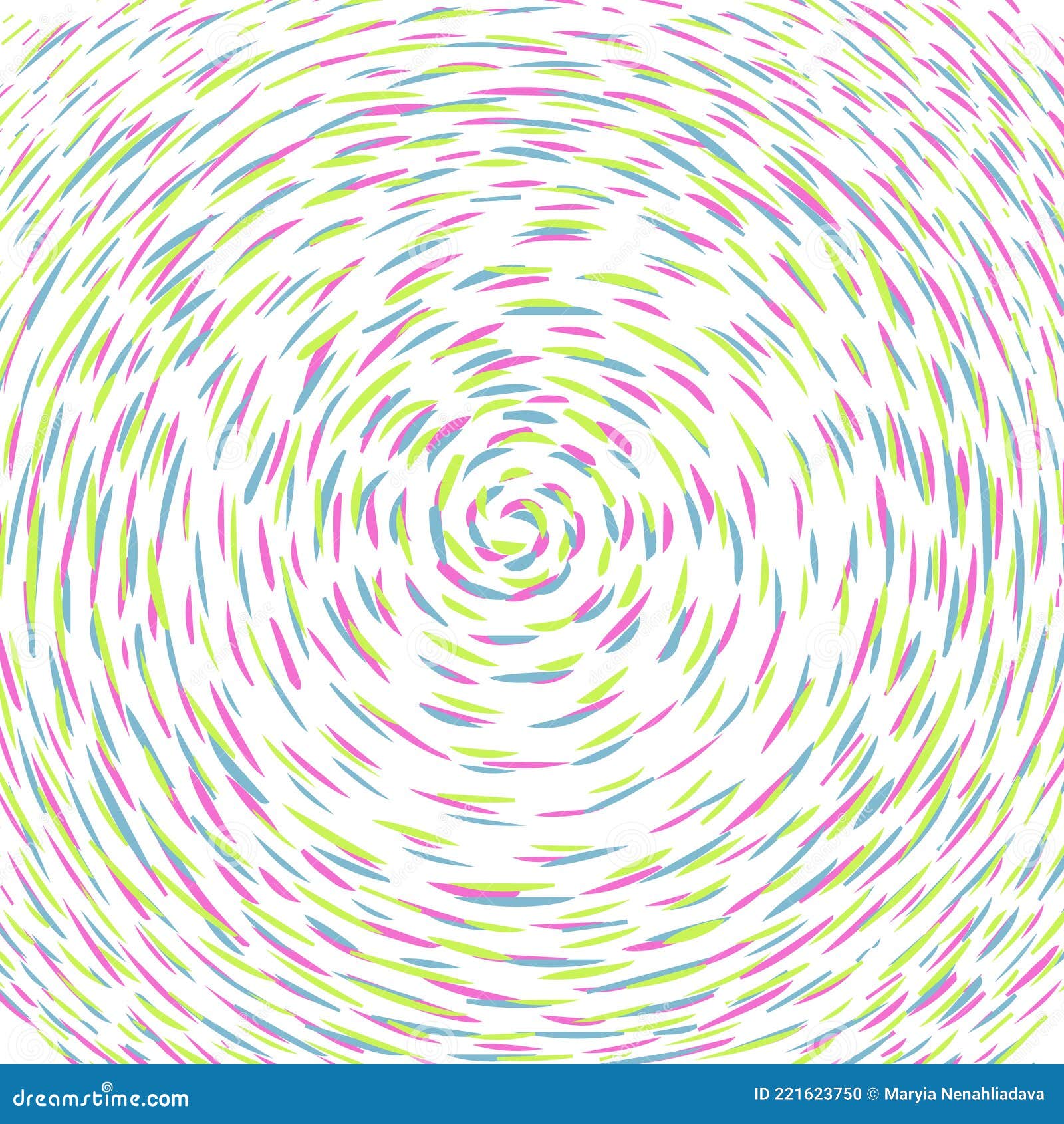 Concentric Circles Hatching Lines Abstract Background. Hatching in a ...