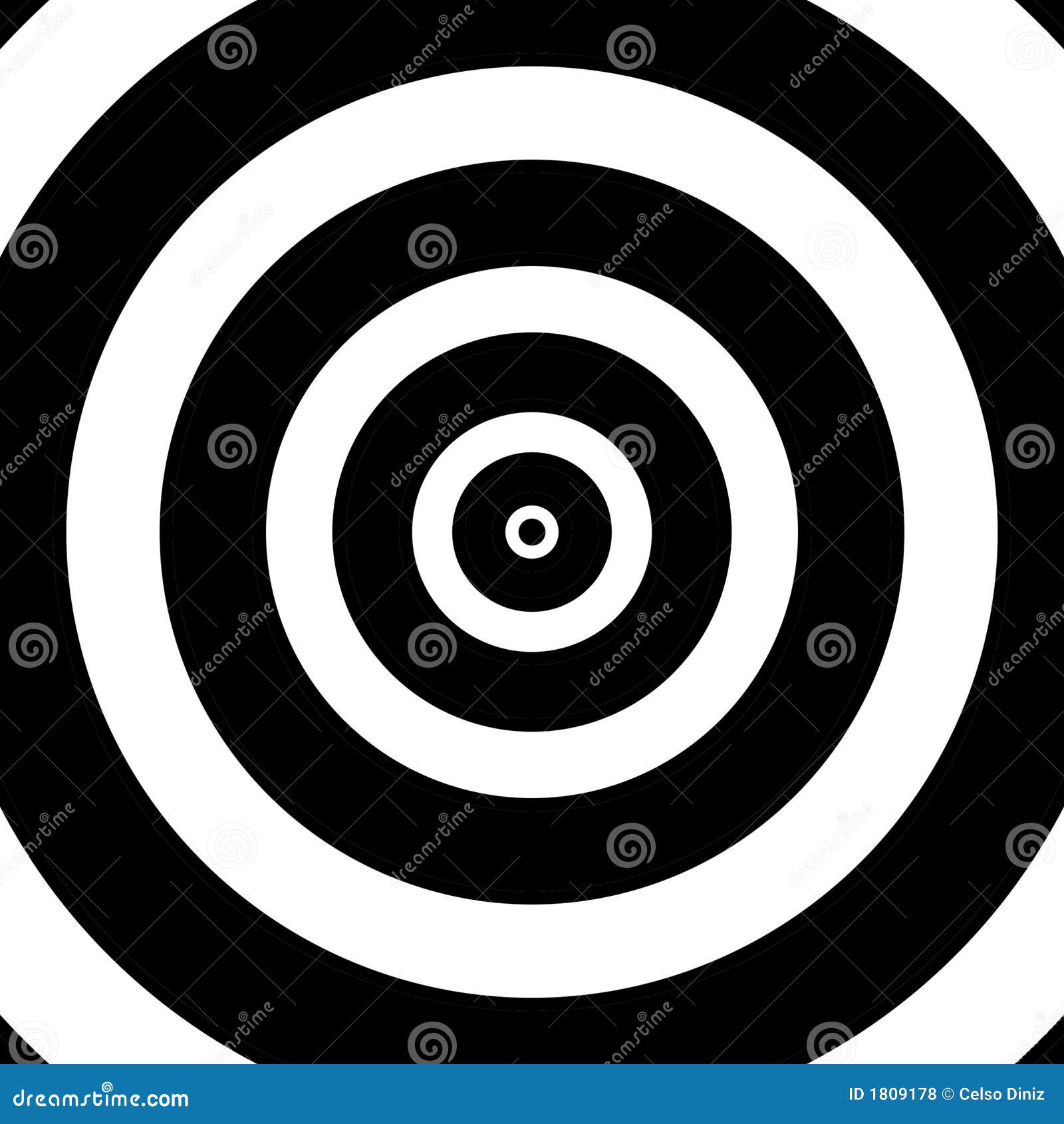 Circular target stock illustration. Illustration of black - 1809178