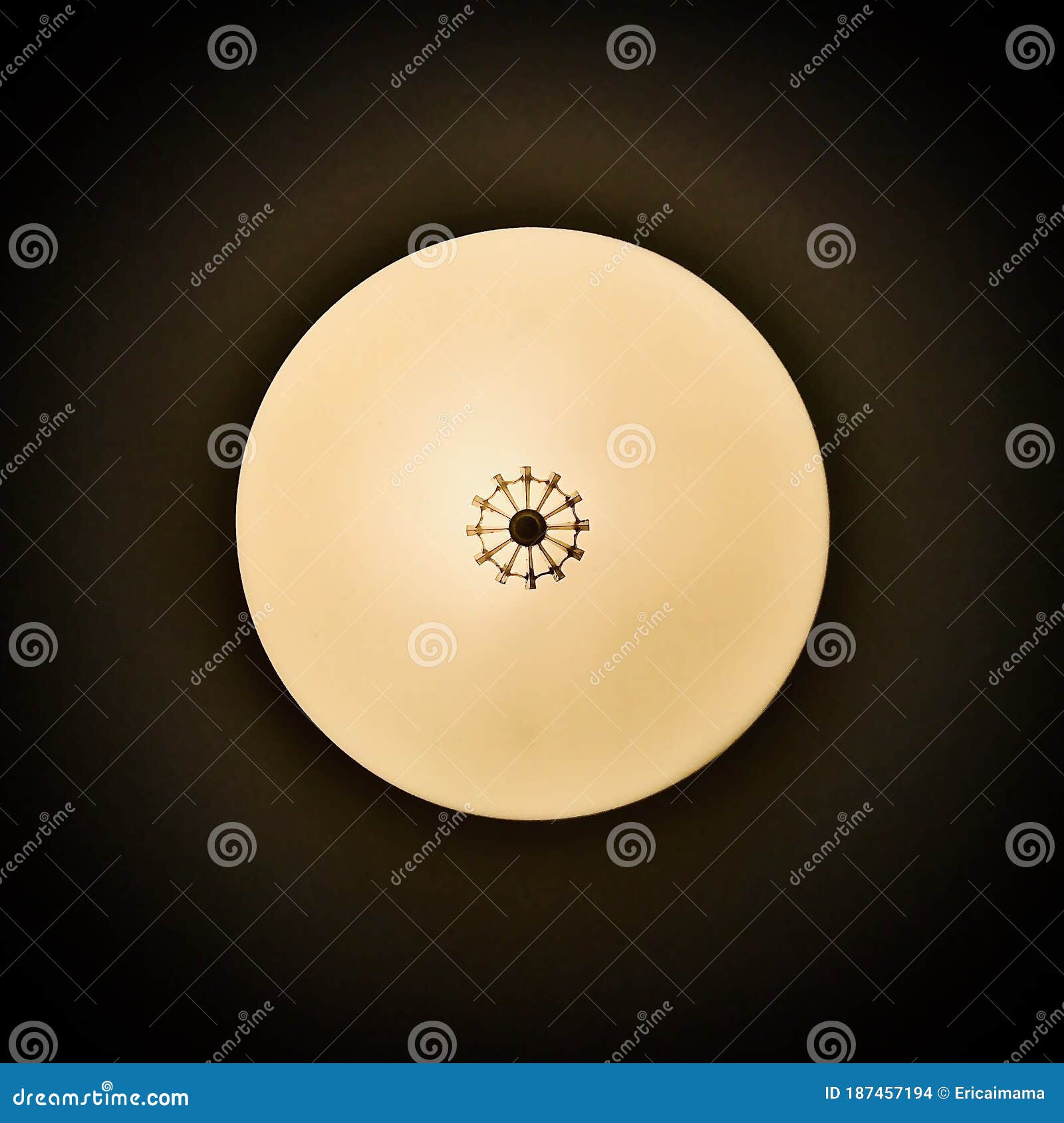 Concentric Circular Pattern of Lights.Square Format Images. Stock Photo ...