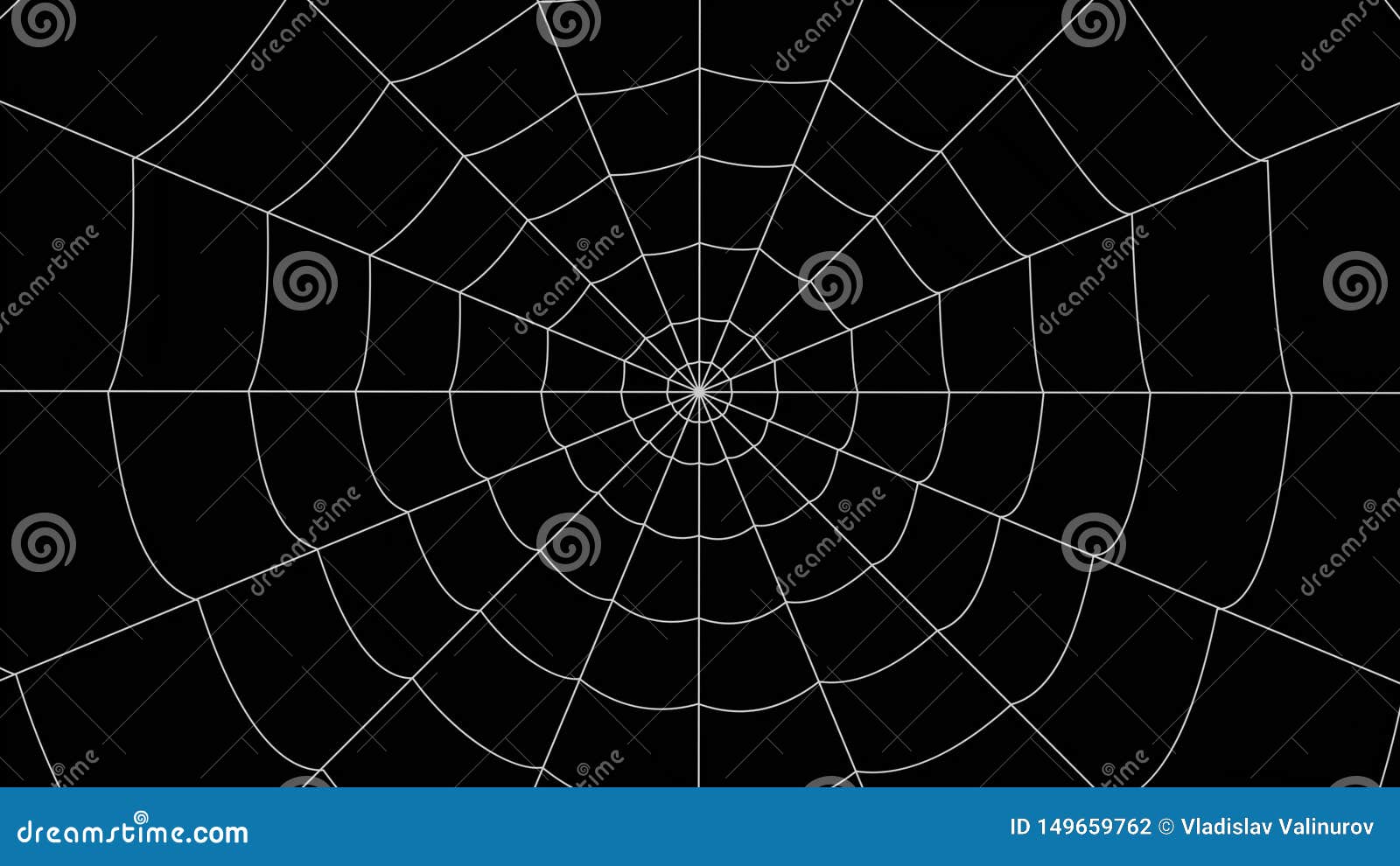 Few Cobwebs Move Against a Black Background Stock Illustration ...