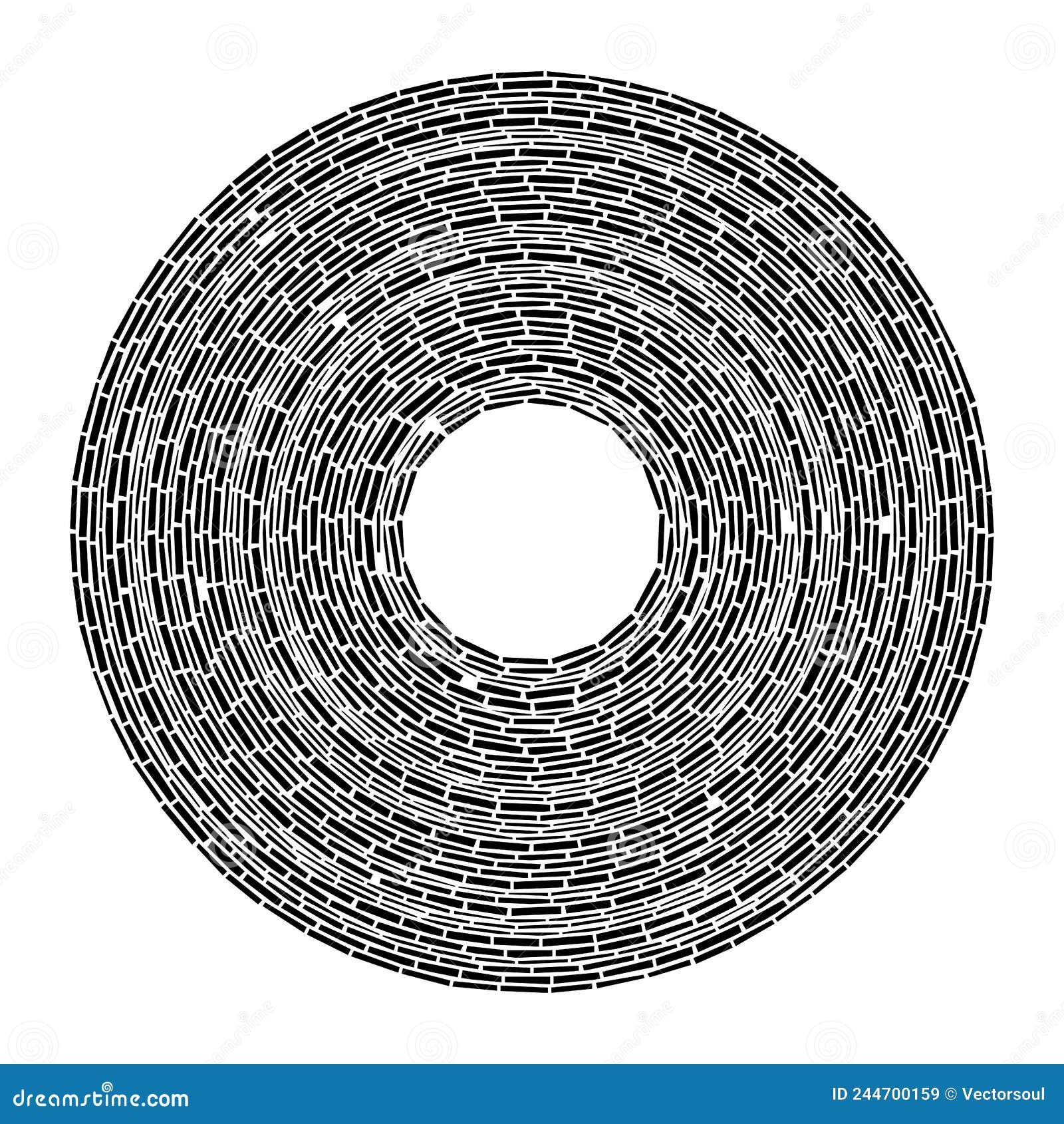 Concentric, Geometric Circle, Ring Design Element of Rectangle Shapes ...