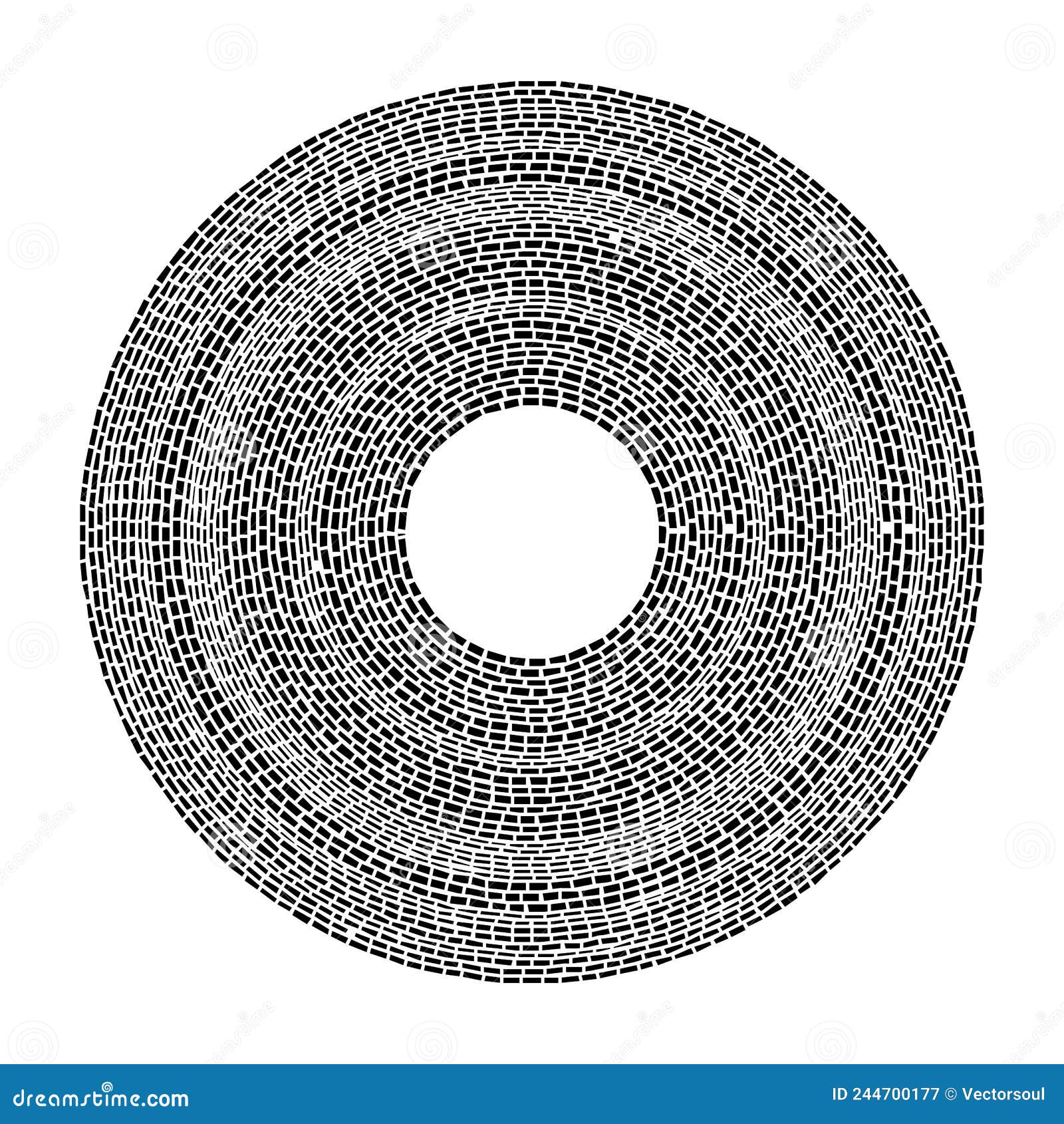 Concentric, Geometric Circle, Ring Design Element of Rectangle Shapes ...