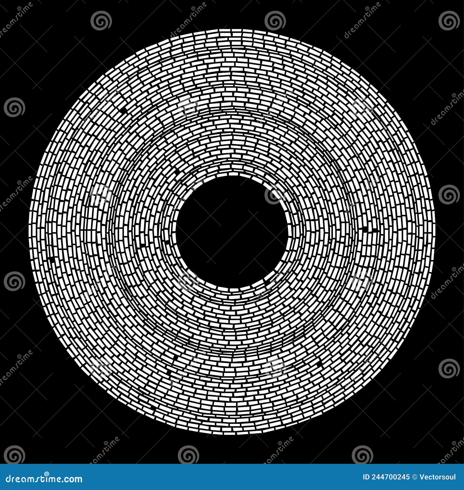 Concentric, Geometric Circle, Ring Design Element of Rectangle Shapes ...