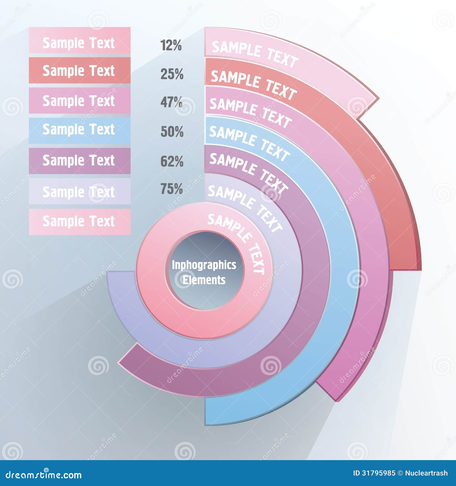 Concentric graph stock vector. Illustration of abstract - 31795985