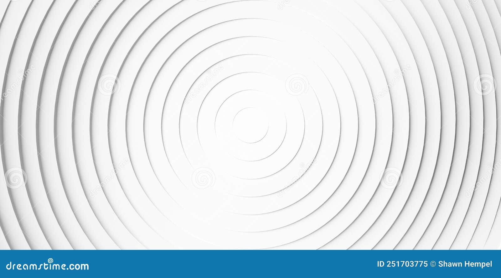 Concentric Linear Inset White Rings Or Circles Steps Symmetrically Lit ...