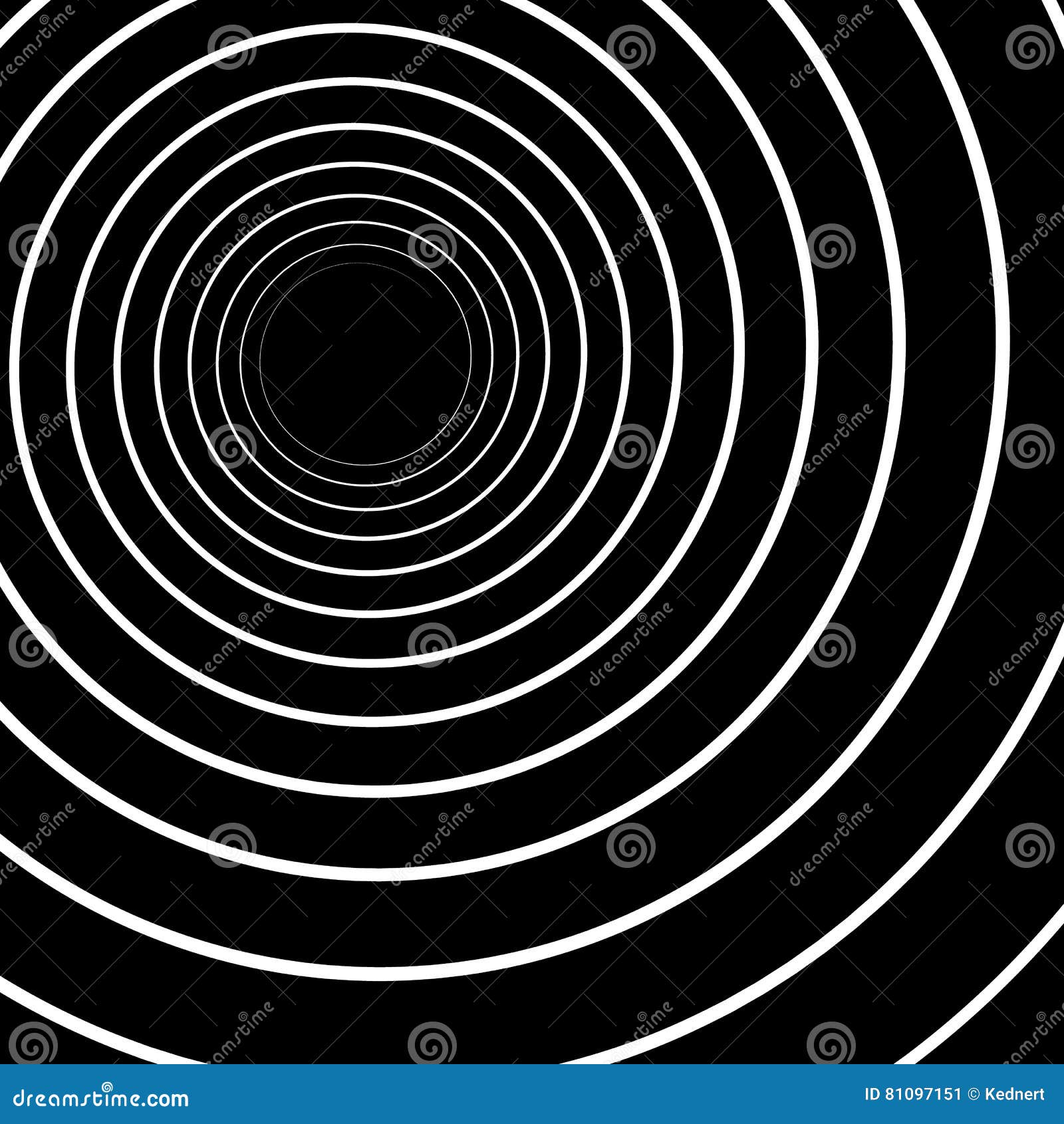 Concentric Lines. Spiral Background Stock Vector - Illustration of ...