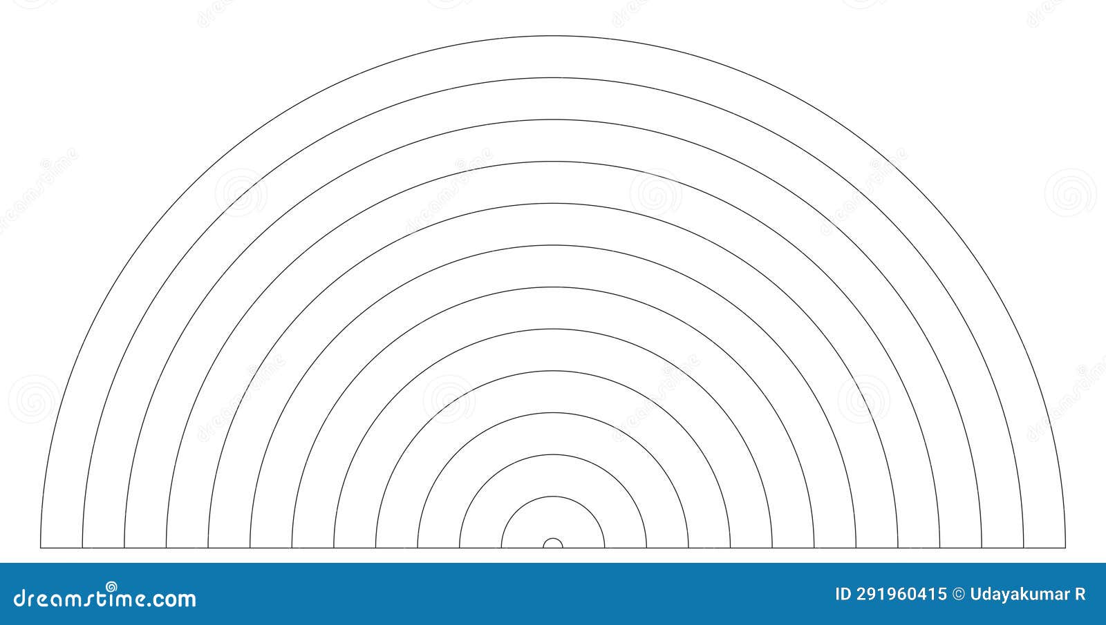 Concentric Off Circle Elements. Element for Graphic Web Design ...