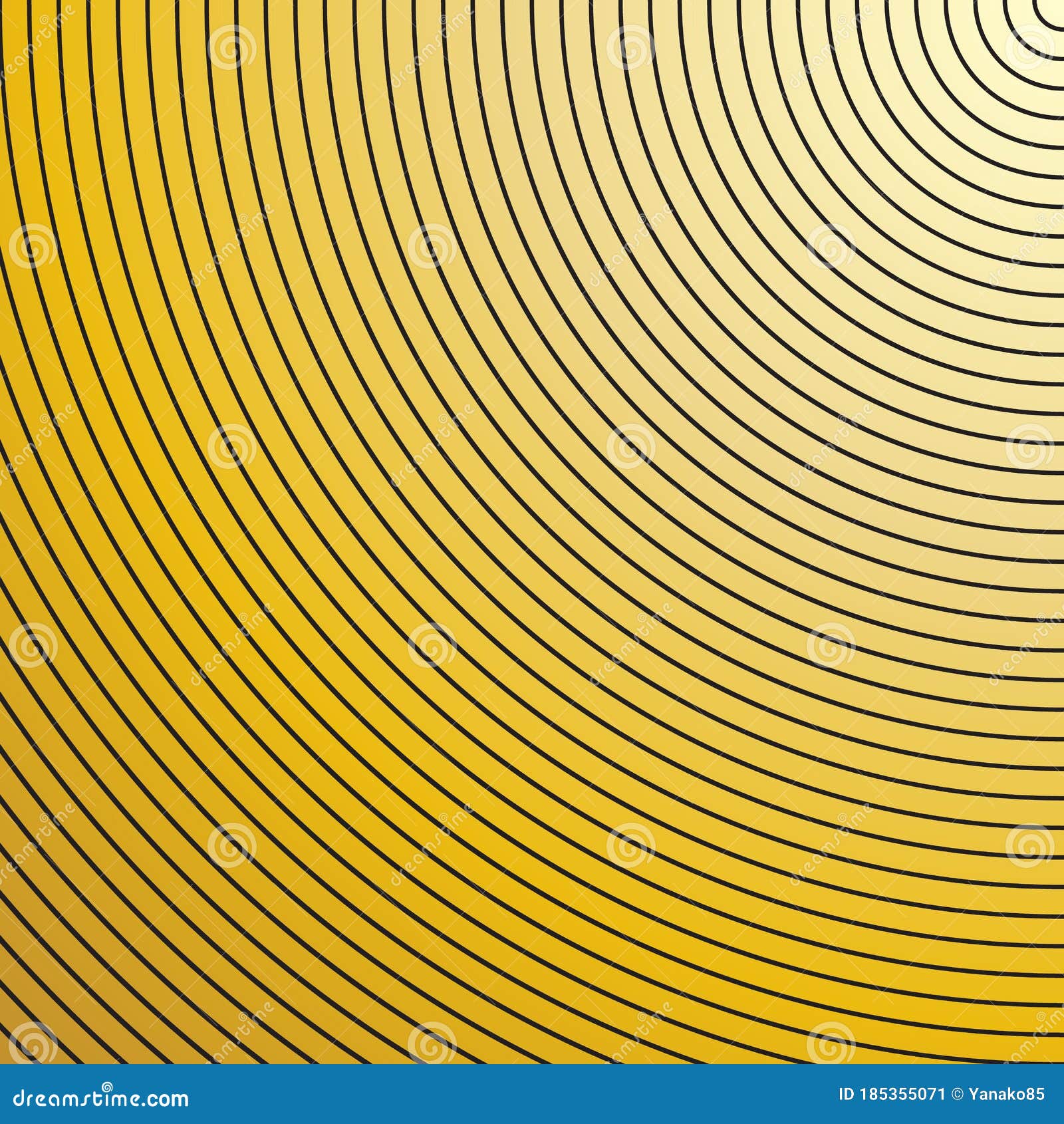 Concentric Radiating Circles Abstract Background Stock Vector ...