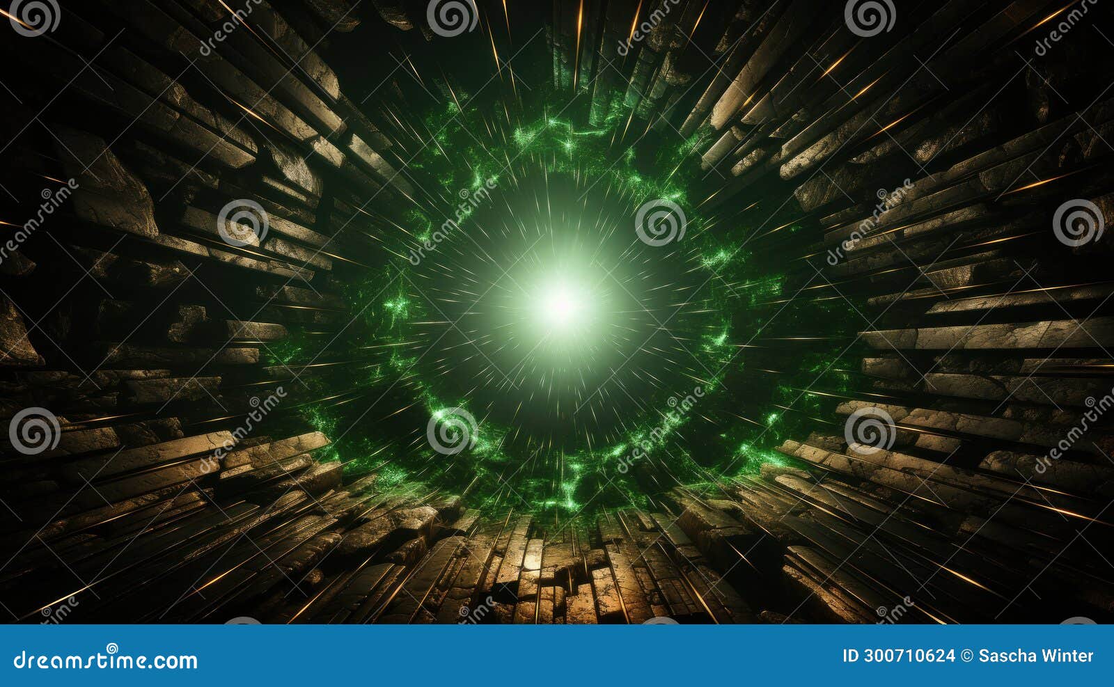 Concentric ray explosion stock photo. Image of luminescent - 300710624