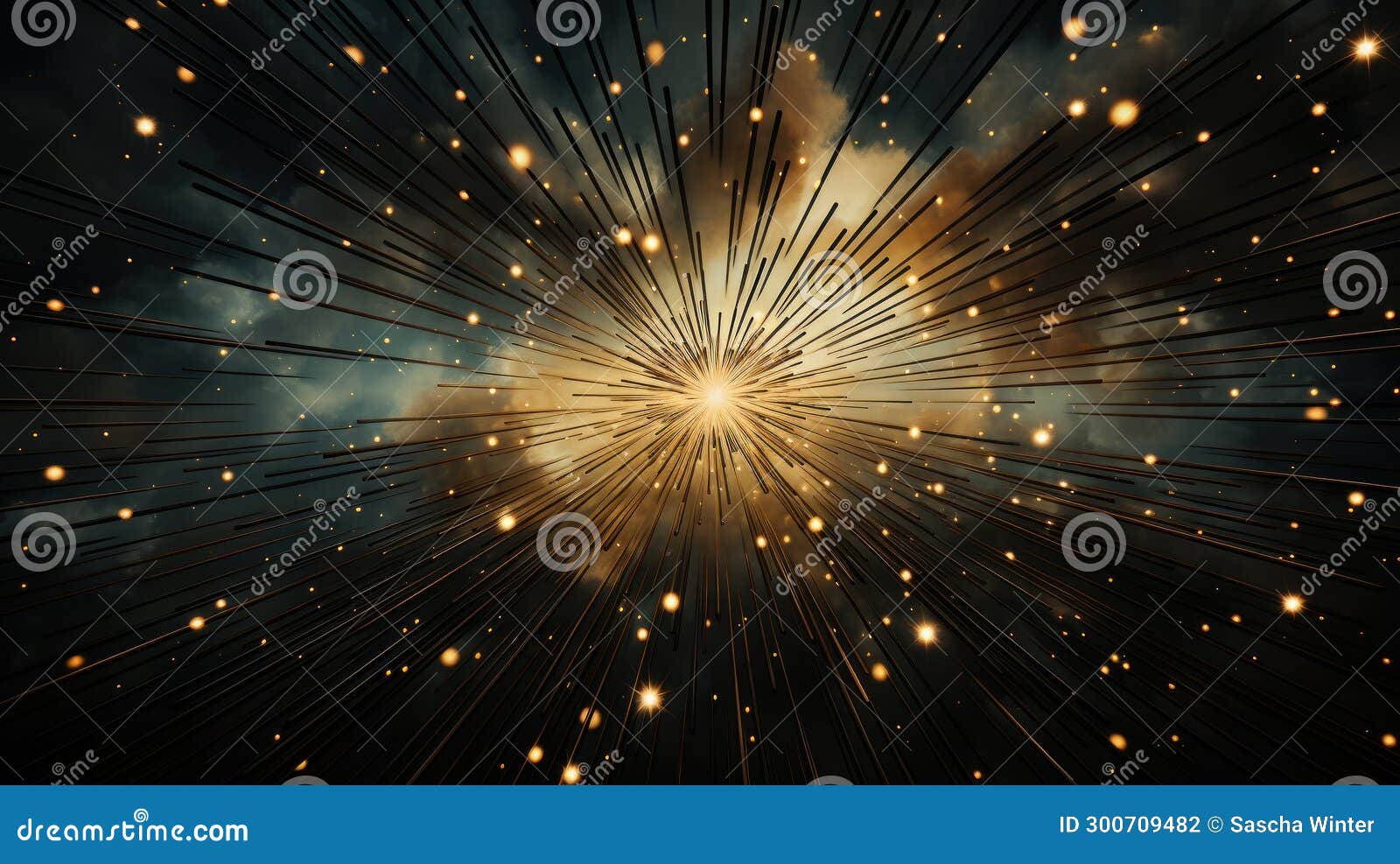 Concentric ray explosion stock illustration. Illustration of bursting ...