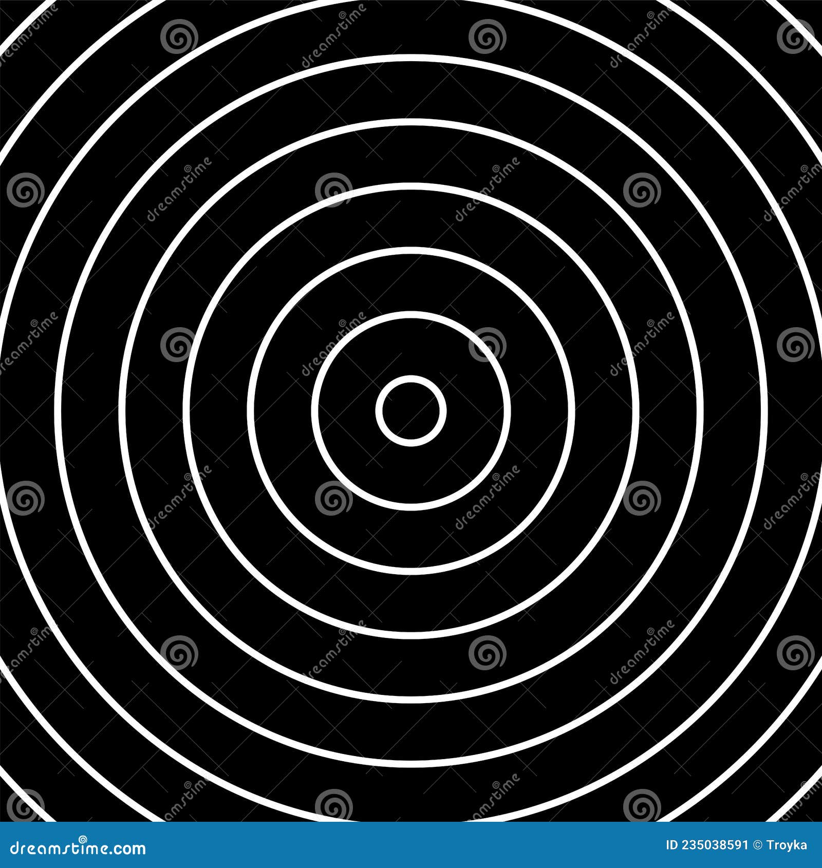 Concentric Rings Pattern. Abstract Circle Textured Background Stock ...