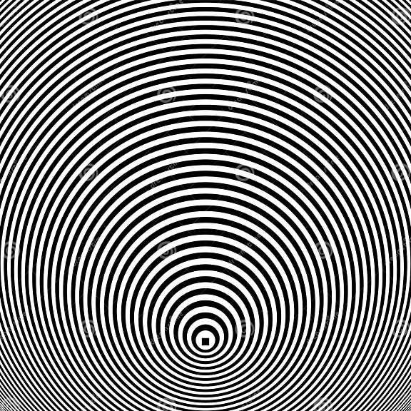 Concentric Rings Pattern. Lines Texture Stock Vector - Illustration of ...