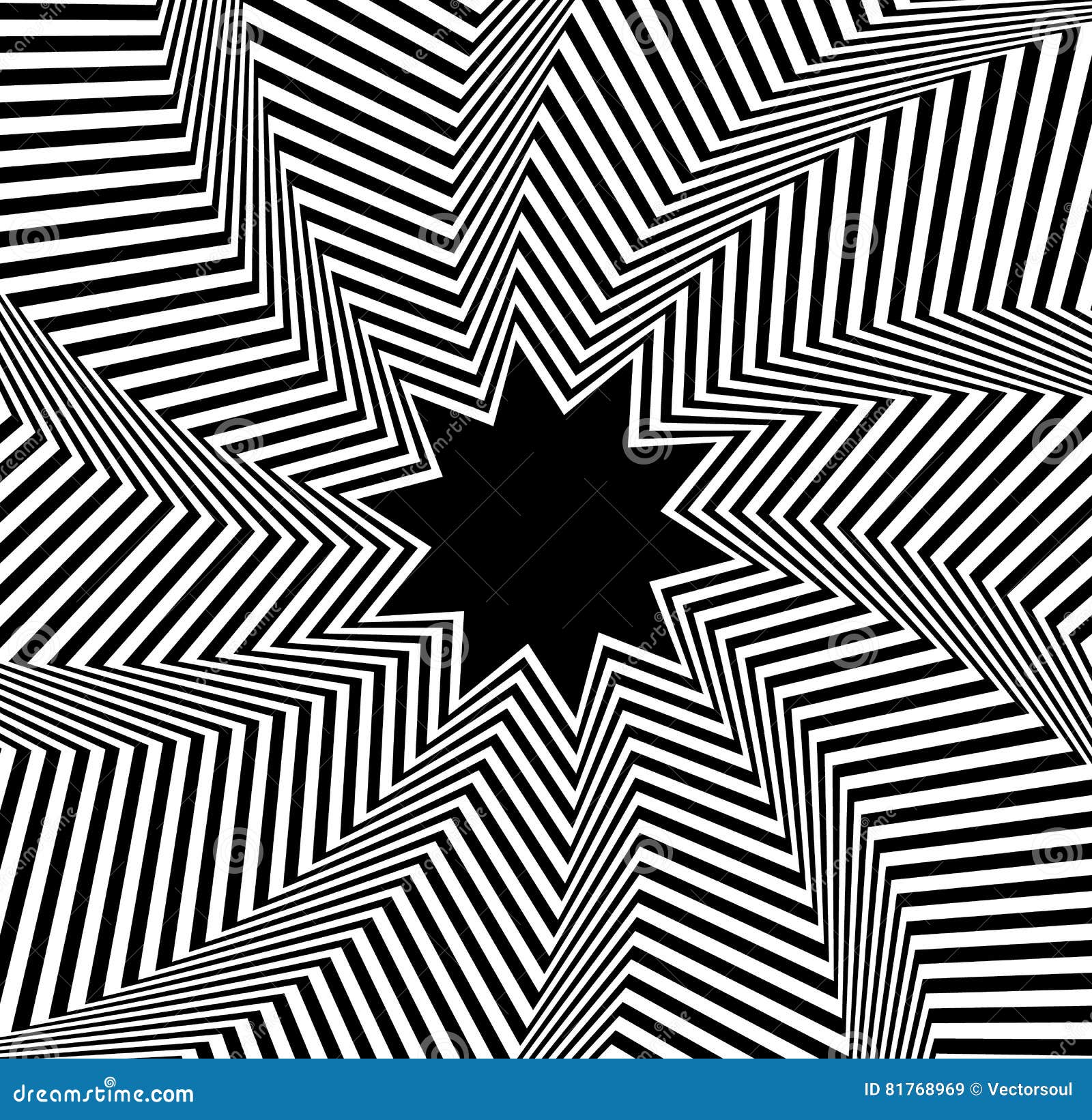 Concentric, Rotating Spiral Element. Vector Illustration Stock Vector ...