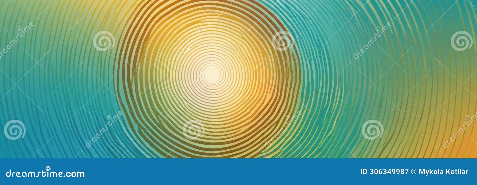 Concentric Shapes in Aqua and Wheat Stock Image - Image of wheat ...