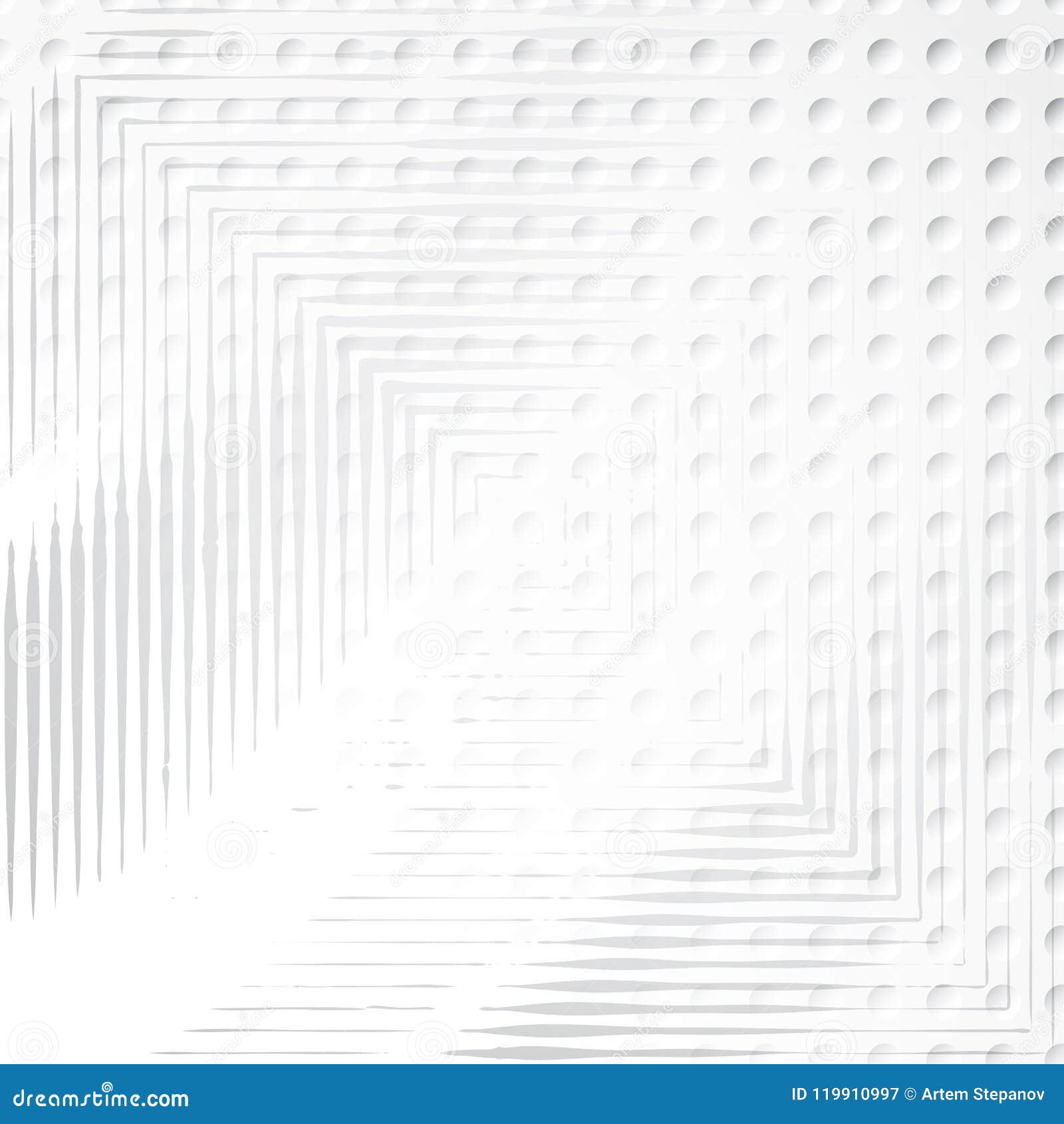 Concentric Squares Halftone Background Stock Vector - Illustration of ...