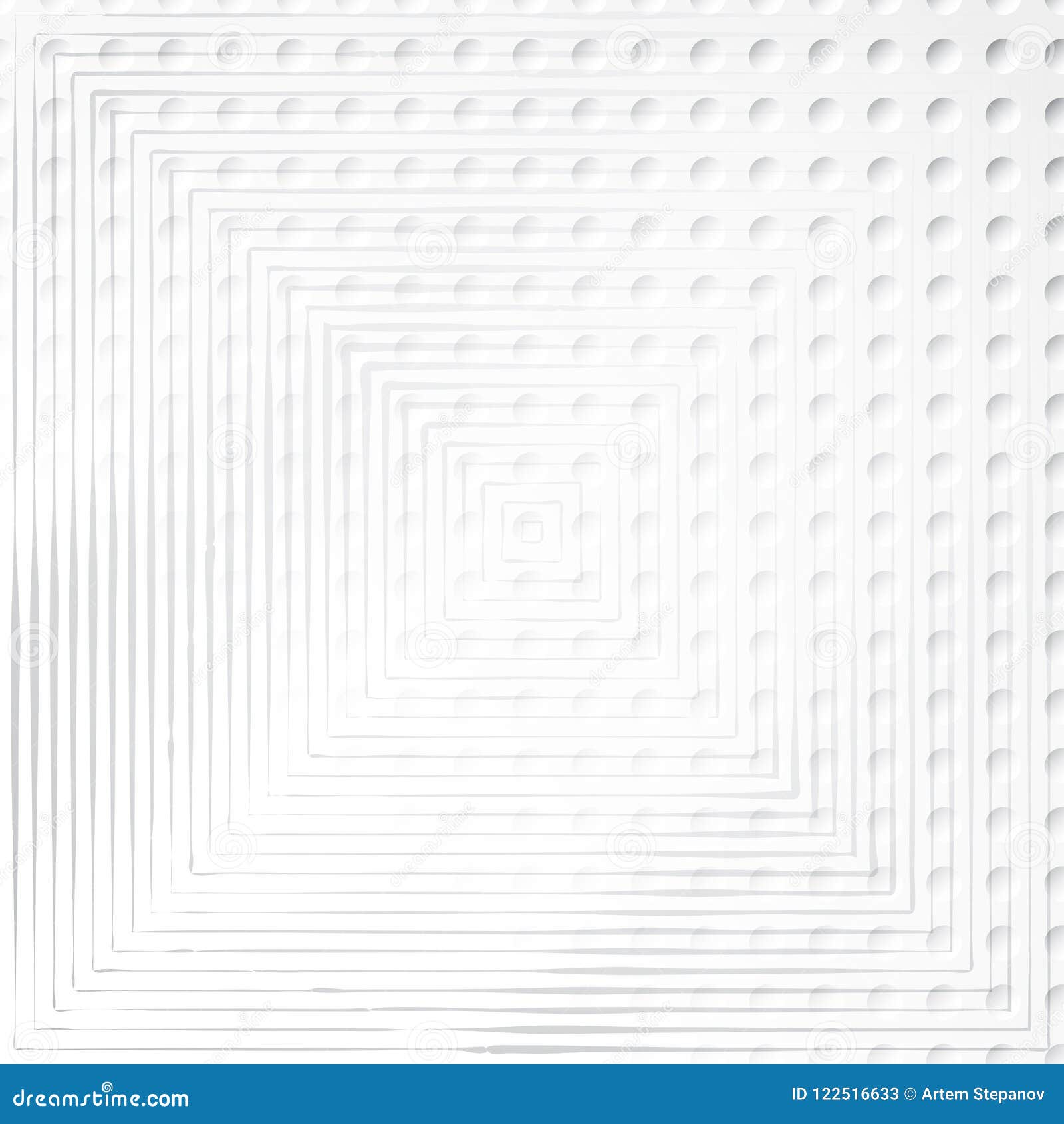 Concentric Squares Halftone Background Stock Vector - Illustration of ...