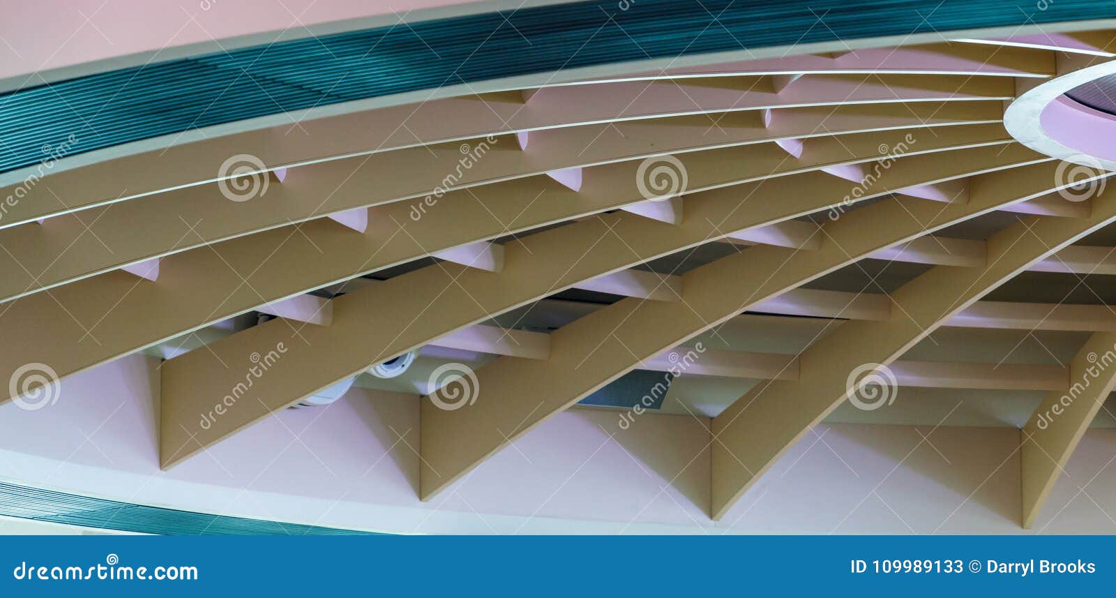 Concentric Trim on Cruise Ship Ceiling Stock Image - Image of deck ...