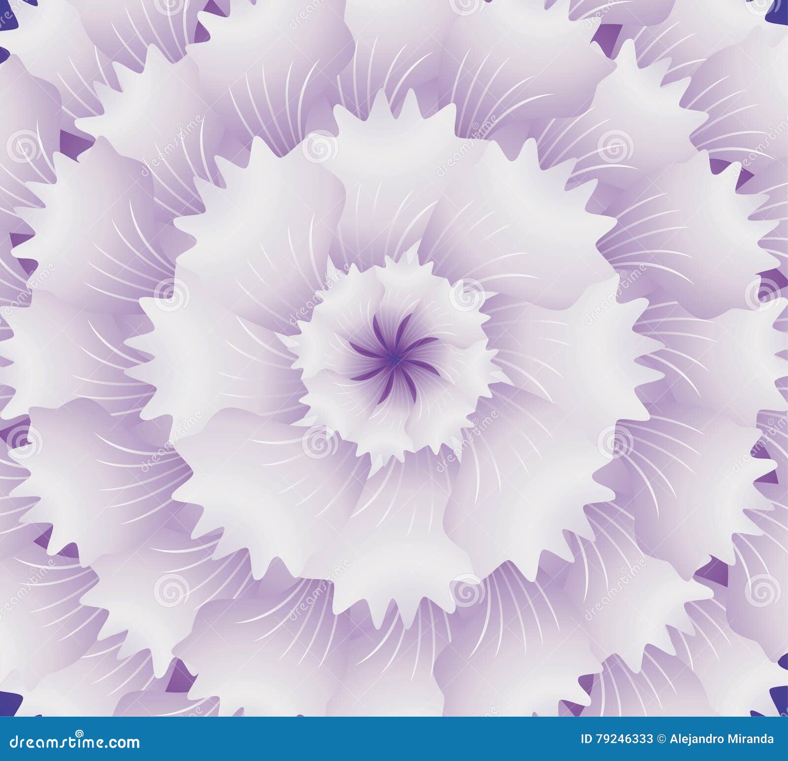 Concentric Violet Flower Texture Stock Vector - Illustration of macro ...