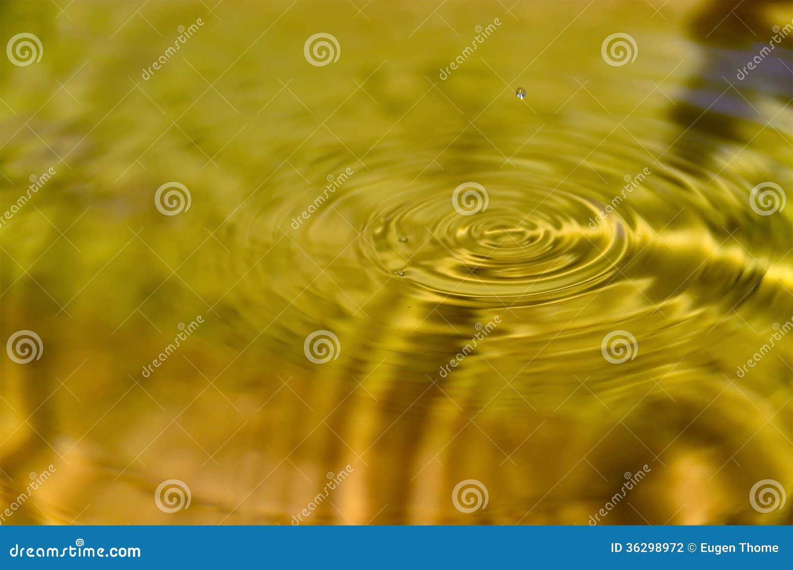 Concentric Wave on the Water Surface Stock Photo - Image of drop, water ...