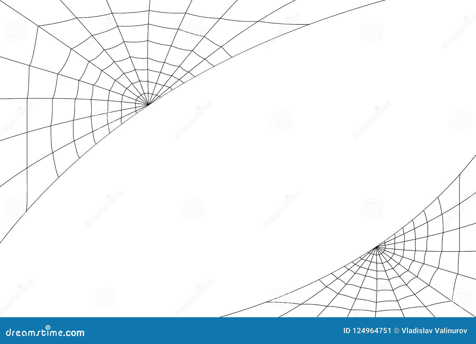 Concentric White Web on a White Background Stock Vector - Illustration ...