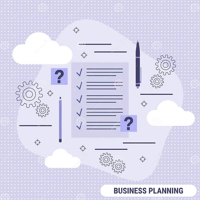 Business Planning, Time Management Vector Concept Stock Vector ...