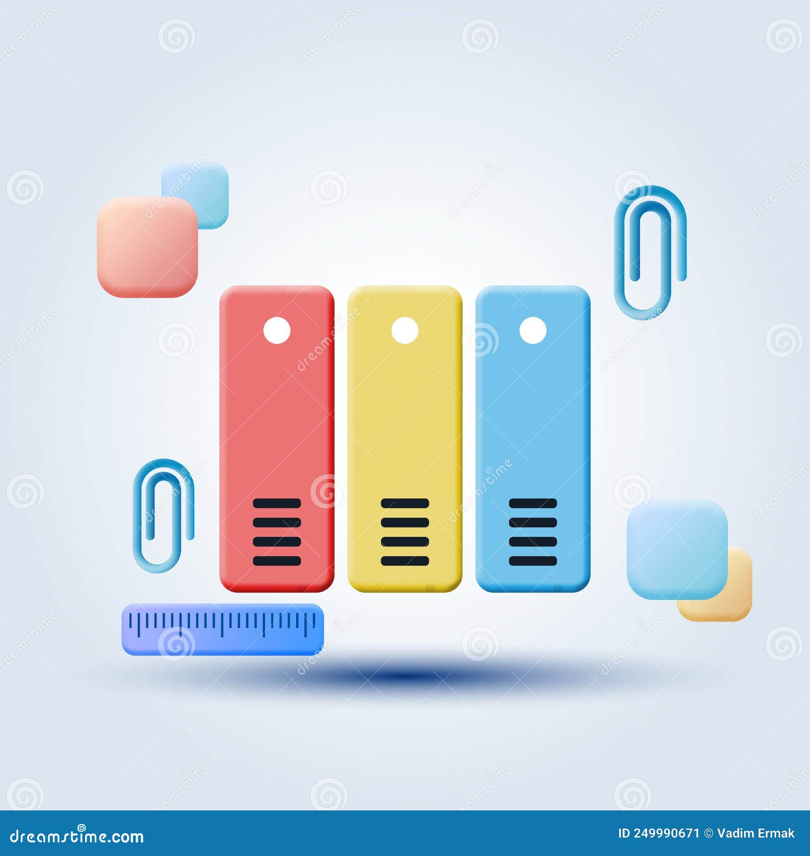 Business Documents, Financial Information Cartoon Vector Concept Stock ...