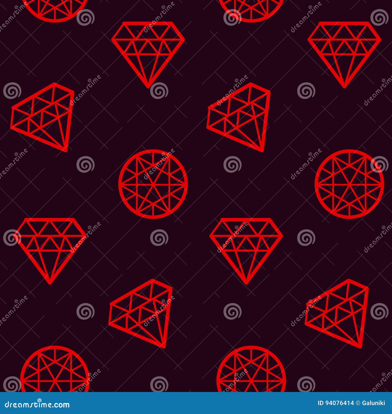 Concept Abstract Geometry Diamond Stock Vector - Illustration of club ...