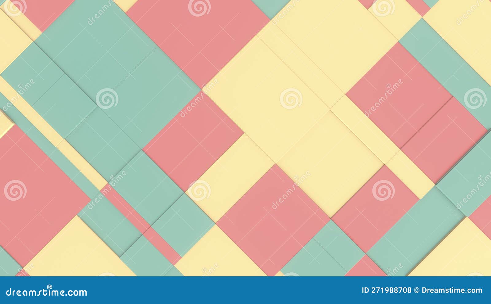 Concept Abstract Geometry Form. Pastel Colored Tech Background with a ...