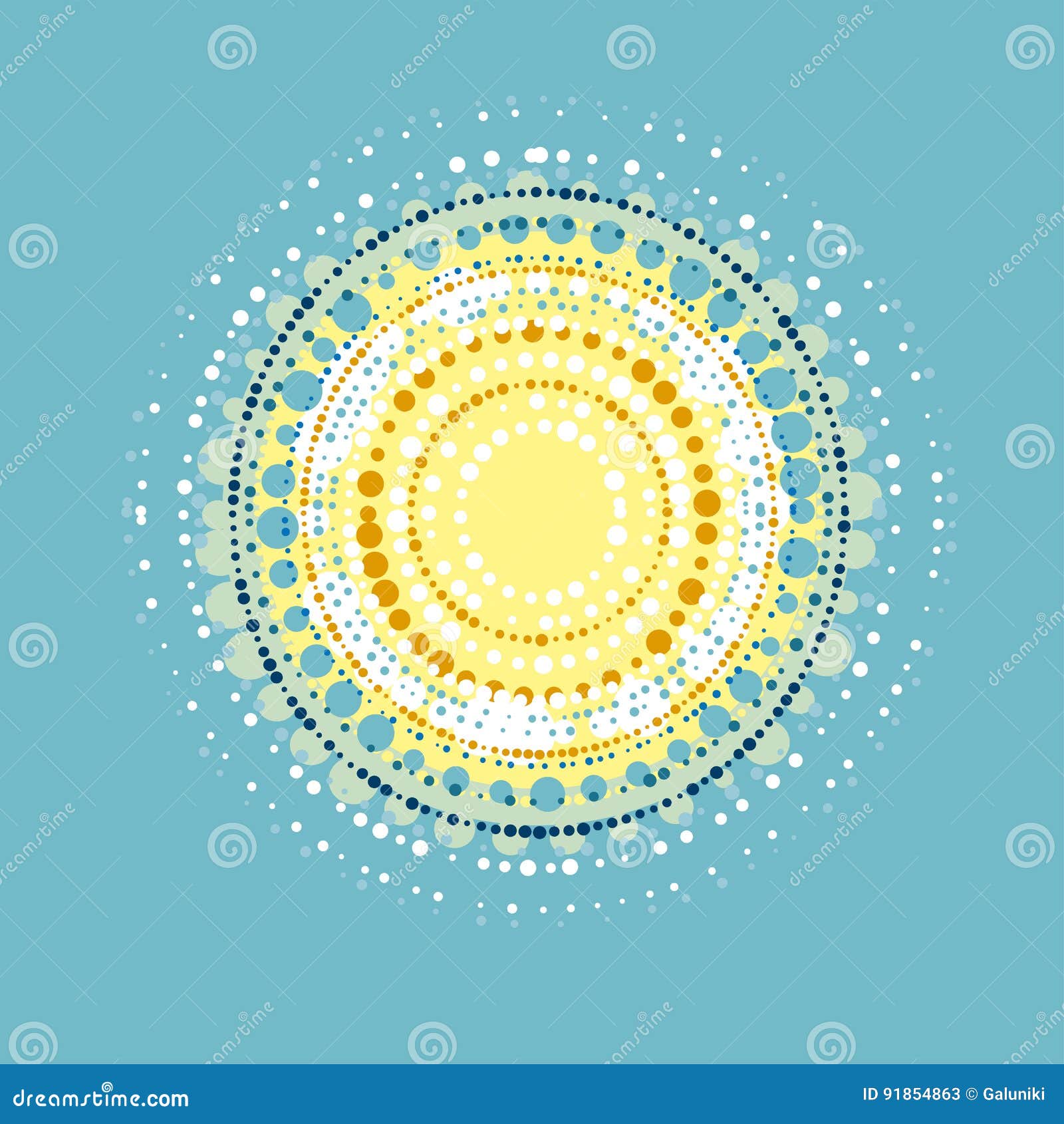 Concept Abstract Sun Design Element Stock Vector - Illustration of ...