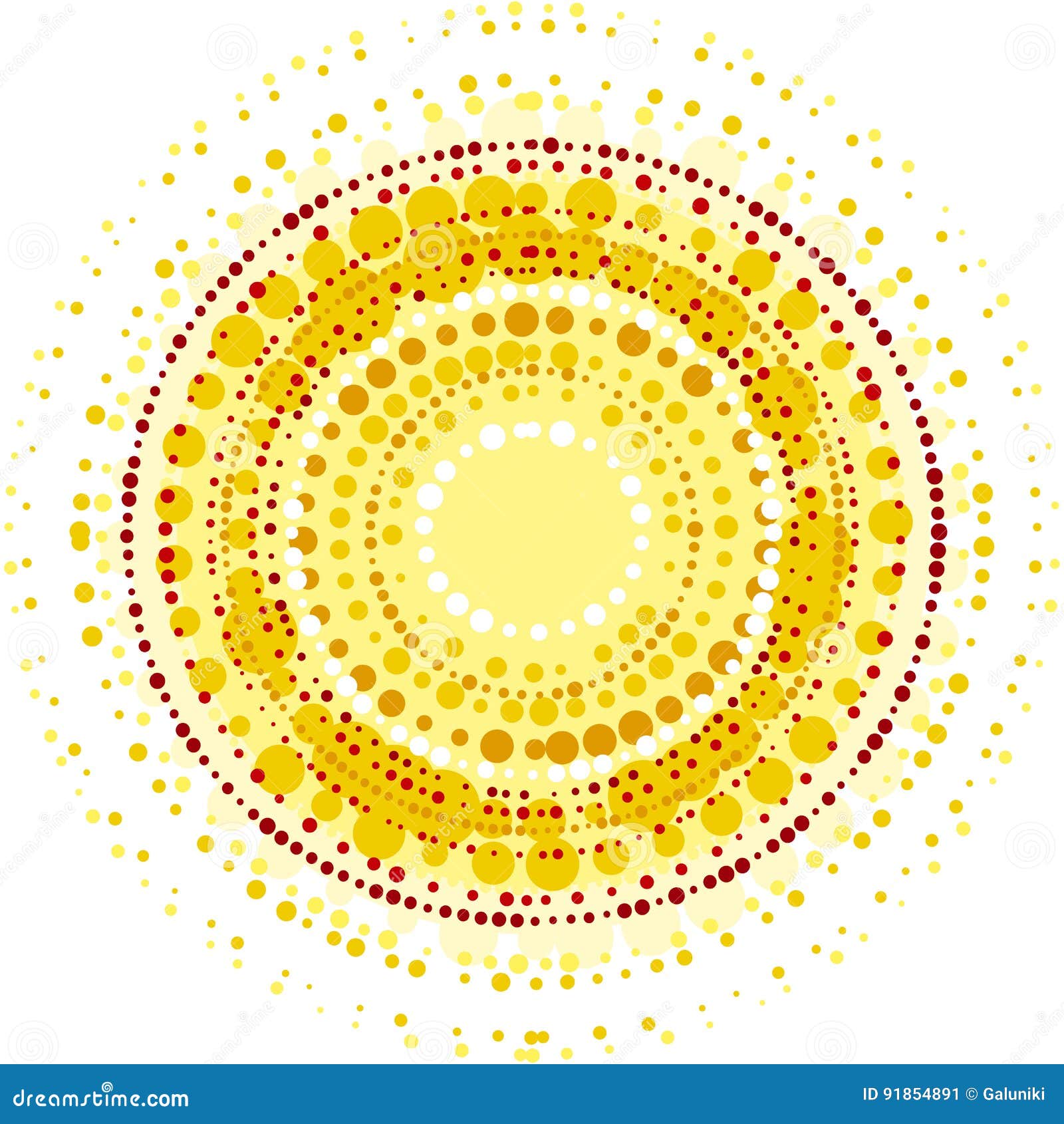 Concept Abstract Sun Design Element Stock Vector - Illustration of ...