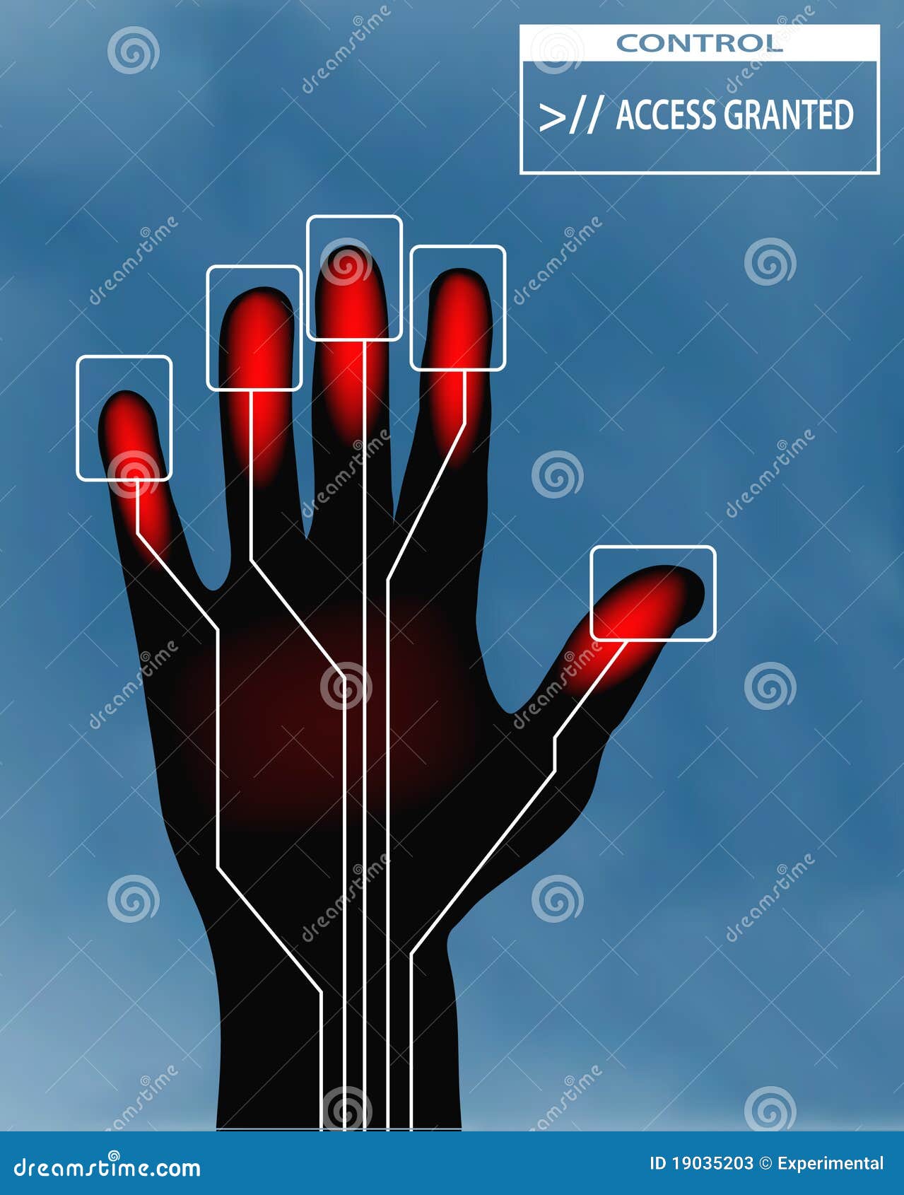 Concept of access granted stock vector. Illustration of communication ...