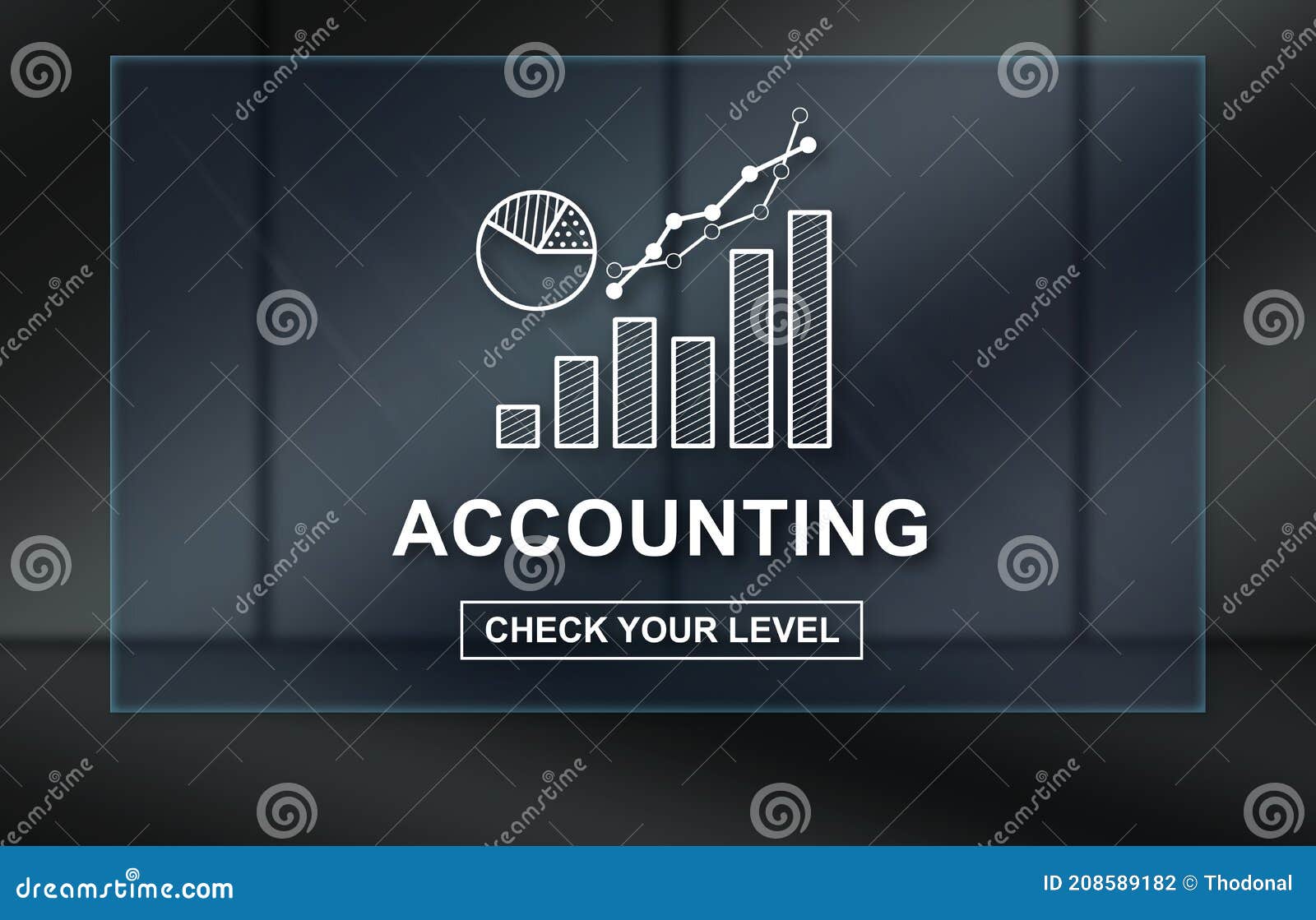 Concept of accounting stock photo. Image of level, symbol - 208589182