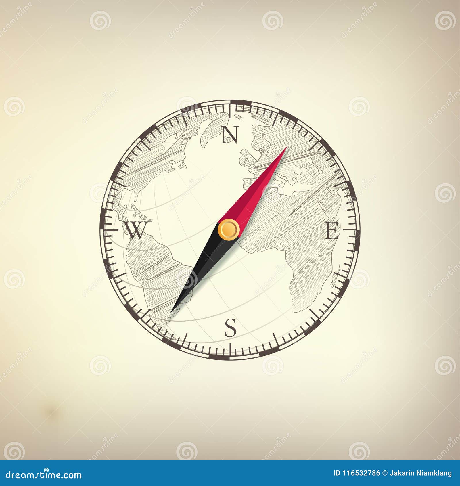 Compass Concept stock vector. Illustration of symbol - 116532786