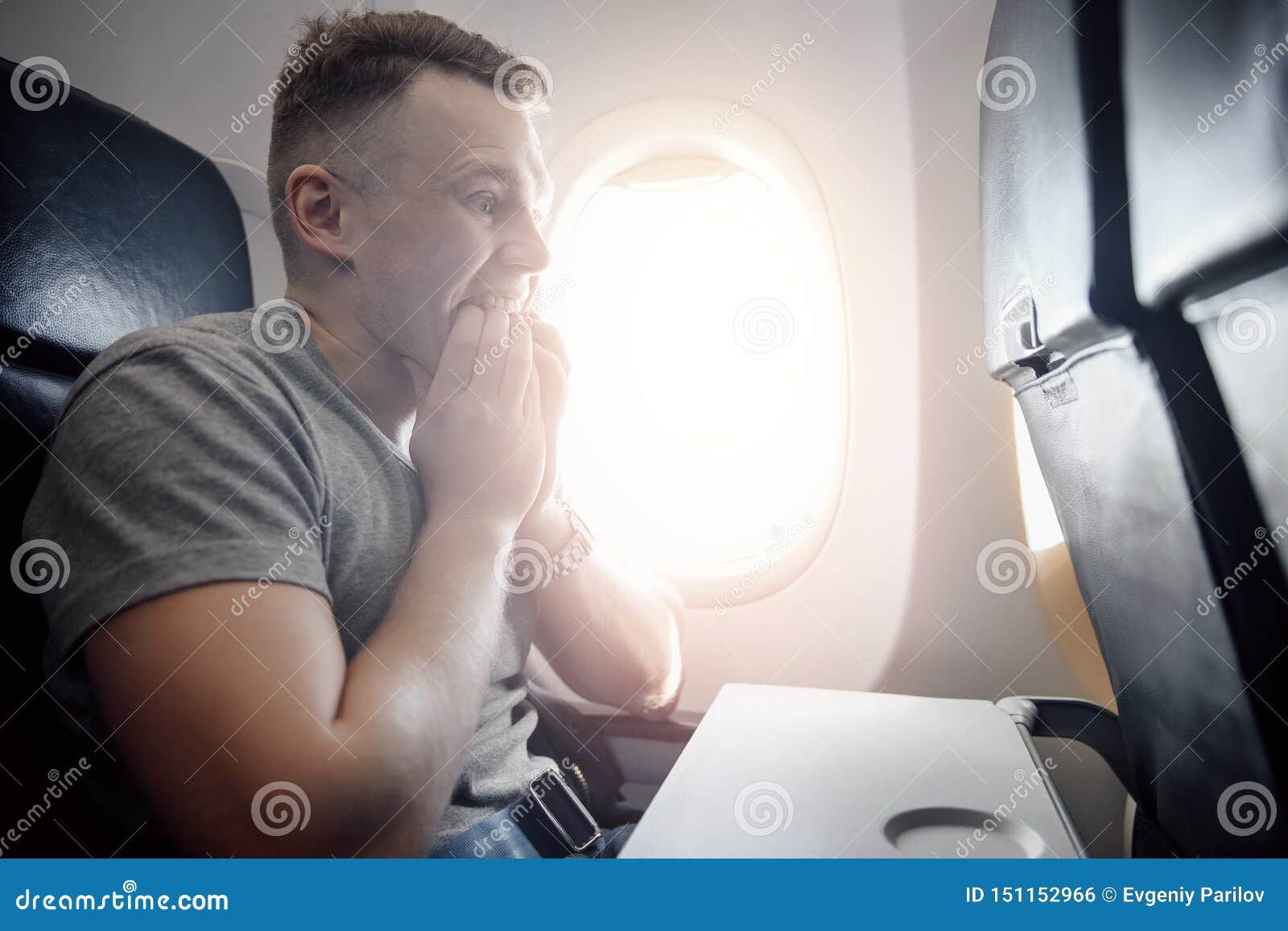Concept Aerophobia. Afraid of Fear Flying on an Airplane and at Height ... Concept Aerophobia. Afraid of Fear Flying on an Airplane and at Height ...