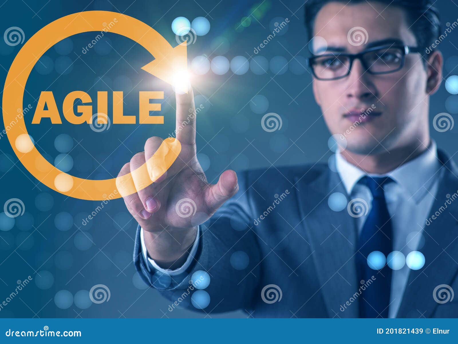 Concept of Agile Software Development Stock Image - Image of agility ...