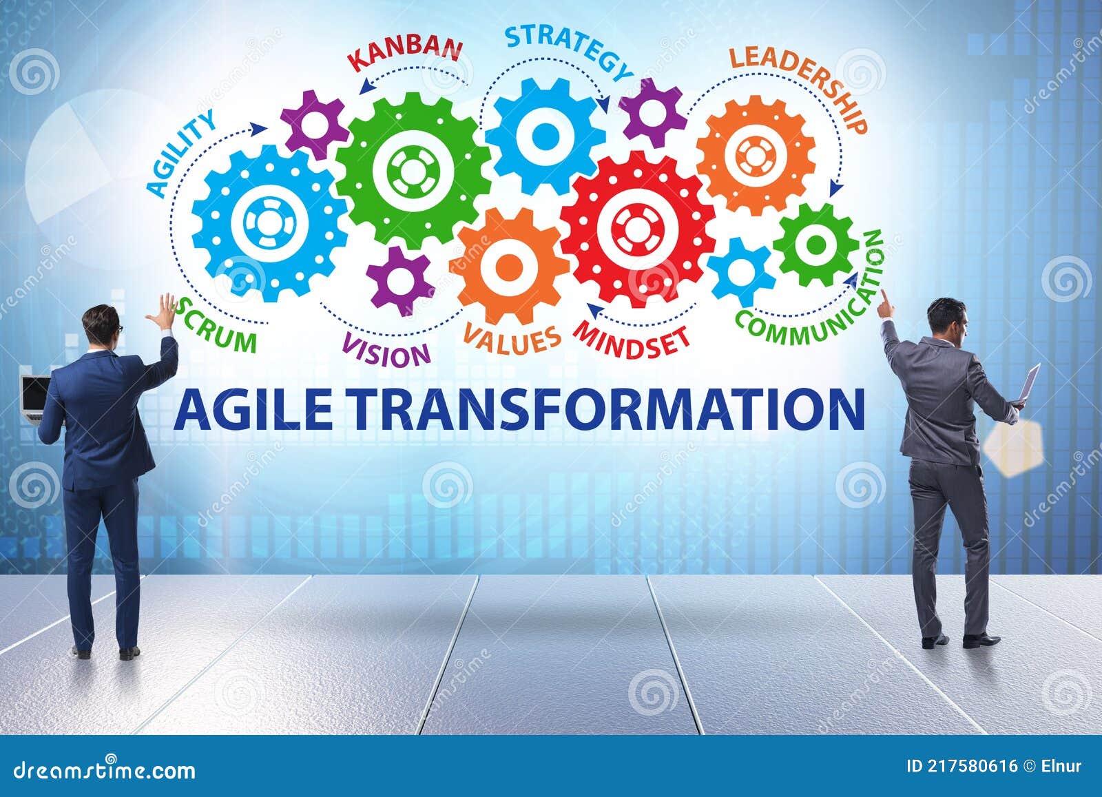 Concept of Agile Transformaion and Reorganisation Stock Photo - Image ...