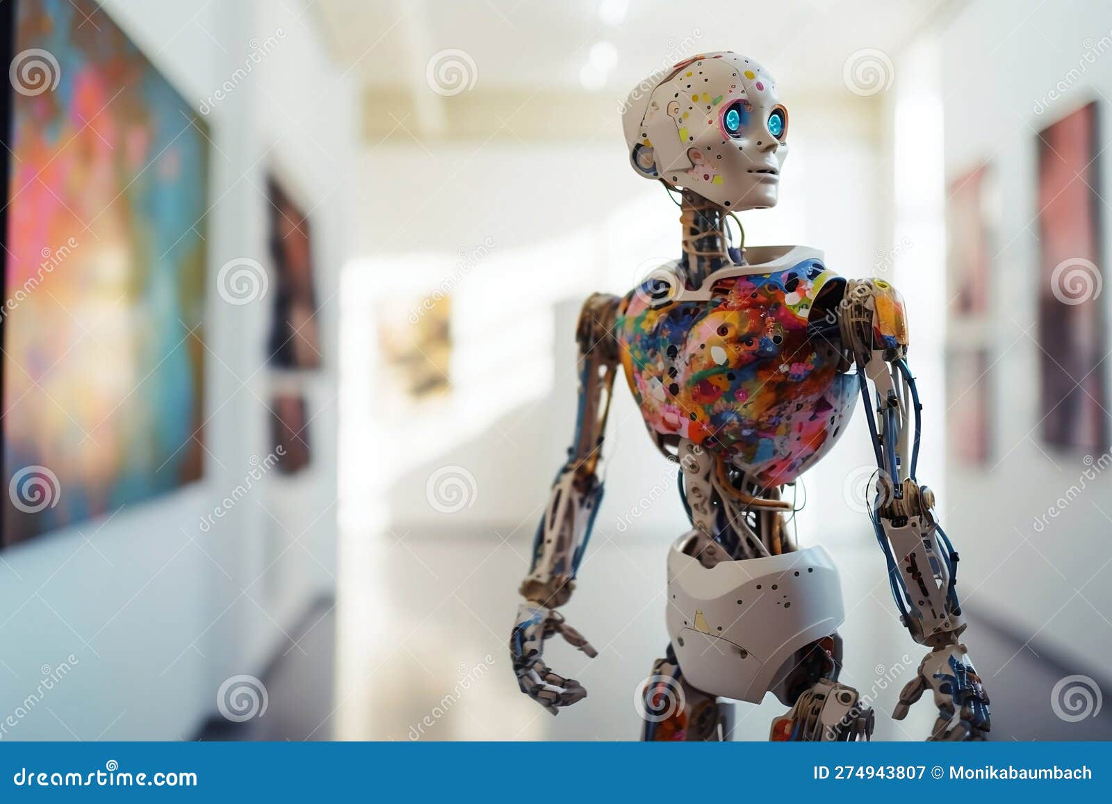 Concept for AI Generated Art with Humanoid Artificial Intelligence ...