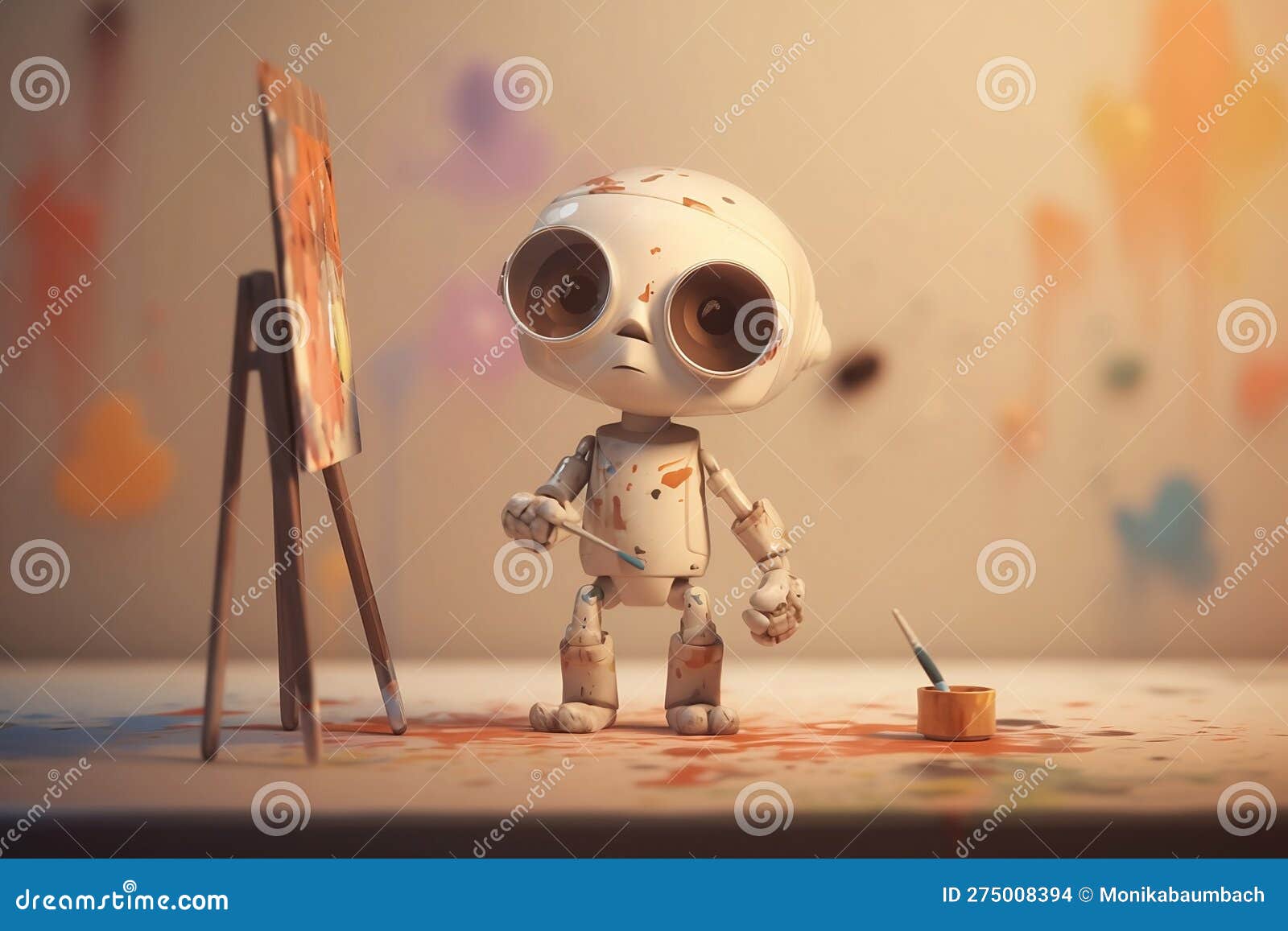 Concept for AI Generated Art with Humanoid Artificial Intelligence ...