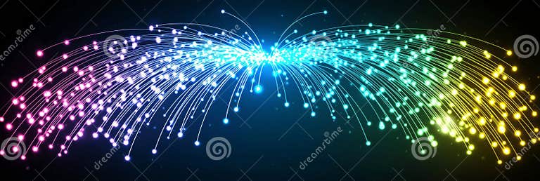 The Concept of AI Technology, Digital Communication, 5G, and Science is ...