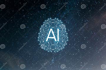Concept AIArtificial Intelligence. Neural Networks, Machine and Deep ...