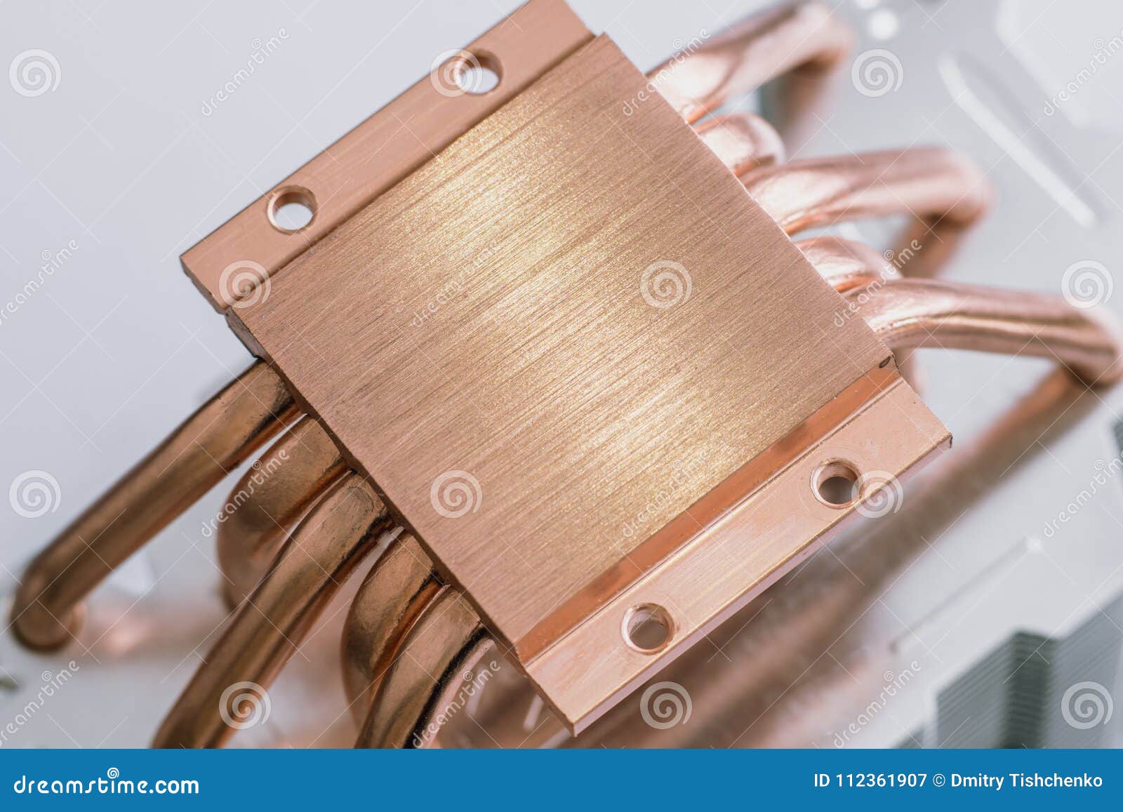Concept of Air Cooling of the Central Processor of a Computer Aluminum ...