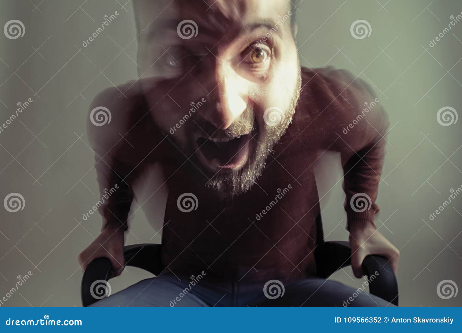 Concept of anger. stock photo. Image of face, businessman - 109566352