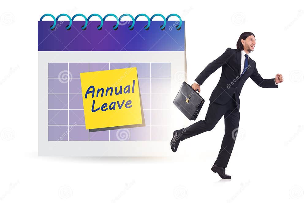 Concept of Annual Vacation and Leave Stock Image - Image of organizer ...