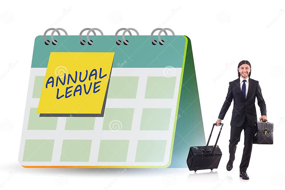 Concept of Annual Vacation and Leave Stock Image - Image of appointment ...