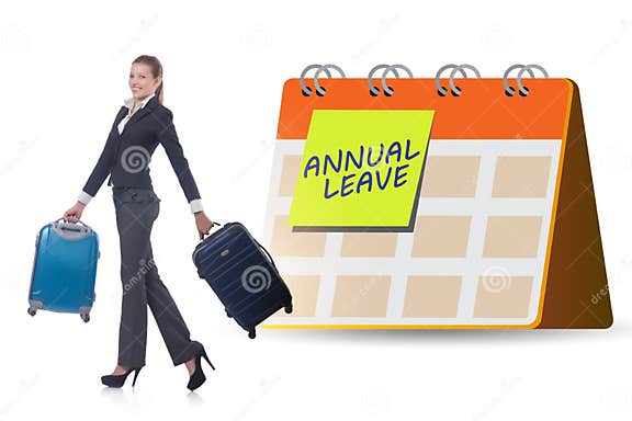 Concept of Annual Vacation and Leave Stock Image - Image of year ...