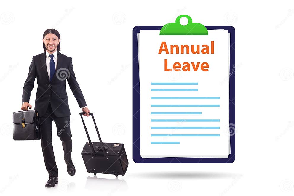 Concept of Annual Vacation and Leave Stock Image - Image of happy ...